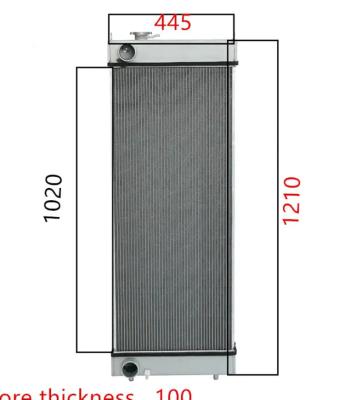 China 4429250 Excavator Radiator for Hitachi ZAX300-3 ZAX330-3H ZAX330-3F ZAX330-5G 1 Year Warranty for sale