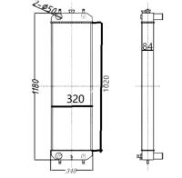 China Aluminum Radiator for Excavator ZAX240-3 4650355 340x1180mm for sale