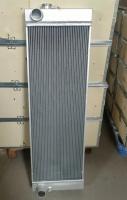 China Excavator Water Tank Radiator ZAX360-3G XB00001051 XB00004994 Silver 1 Year Warranty for sale