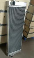 China Excavator Water Tank Radiator ZAX360-3G XB00001051 XB00004994 Silver 1 Year Warranty for sale