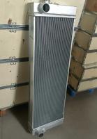 China Excavator Water Tank Radiator ZAX360-3G XB00001051 XB00004994 1210x435x115mm for sale