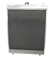 China Excavator Water Tank Radiator EX55 450x555mm Compatible with 4611871 4467233 for sale