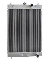 China Excavator Radiator ZAX35 445x630mm Aluminum Factory Quality for Excavator Cooling for sale
