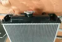 China KX61-3 Excavator Radiator 370x470mm High Quality Factory Direct Silver Square Cooling for sale