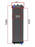 China Hitachi ZAX200-3 ZAX210-3 Excavator Radiator 4650352 High Heat Dissipation Silver for sale
