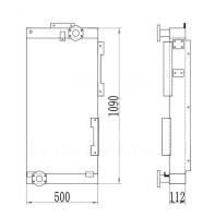 China Excavator Oil Cooler 11Q6-40640 for R210LC-9 R250LC-9 R215-9 Compatible Models for sale