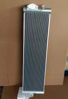 China Excavator Oil Cooler PC130-7K 203-03-71130 High Flow 650mm Silver Square for sale
