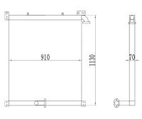 China Excavator Oil Cooler 208-03-61120 208-03-61410 for PC400-6 PC450-6 PC400LC-6 PC450LC-6 for sale