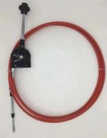 China Customizable Rubber Throttle Cable for Excavator Manual Modification 1 Year Warranty for sale