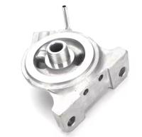 China Engine Parts SK460-8 Fuel Filter Head Filter Seat For Excavator for sale