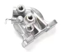 China Engine Parts SK460-8 Fuel Filter Head Filter Seat For Excavator for sale