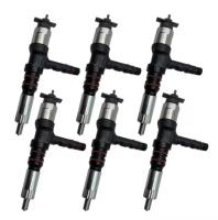 China Fuel Injector 095000-6140 6261-11-3200 for PC600 PC800-8 Excavator 6D140 Engine for sale