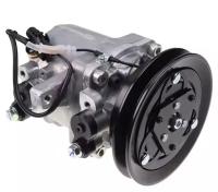China Air Conditioning Compressor 447180-6430 For Excavator SV06E Engine 12V 108mm for sale