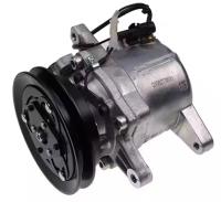 China Air Conditioning Compressor 447180-6430 For Excavator SV06E Engine 12V 108mm for sale
