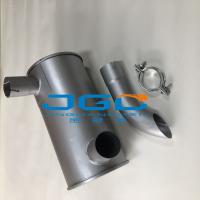 China Komatsu PC120/130-5/6/7/8 Excavator Generator Exhaust Silencer Muffler - Complete Kit with Stainless Steel Components for sale