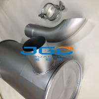 China Komatsu PC120/130-5/6/7/8 Excavator Generator Exhaust Silencer Muffler - Complete Kit with Stainless Steel Components for sale