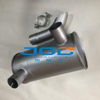 China Komatsu PC120/130-5/6/7/8 Excavator Generator Exhaust Silencer Muffler - Complete Kit with Stainless Steel Components for sale