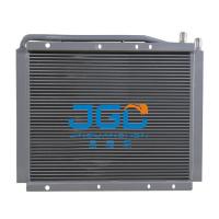 China PC120-6 Hydraulic Oil Cooler Radiator 825x585mm Aluminum 4-Hole for Komatsu Excavators 202-03-71210 for sale