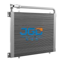China PC200-7 Excavator Hydraulic Cooler Radiator 20Y-03-31610 - Aluminum 930x770mm Oil Cooler 35kW for sale