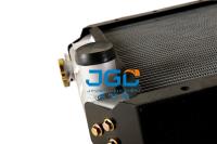 China Custom Size 320C Excavator Radiator Cooling System Oil Cooler 970×460×100mm 80,000 Hours Service Life for sale