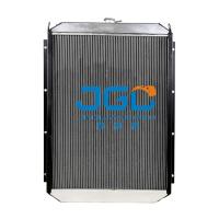 China Kato Excavator UH07-7 Diesel Oil Cooler Radiator Water Cooled Aluminum 1387035 for sale