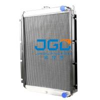 China Kato Excavator UH07-7 Diesel Oil Cooler Radiator Water Cooled Aluminum 1387035 for sale