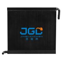 China ODM Excavator Radiator Aluminum Oil Cooler for Kobelco SK120-5 SK120-6 YW05P00009S007 for sale