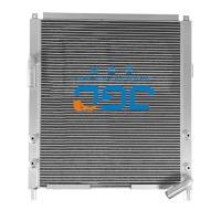 China Sumitomo SH200A2 SH200-2 Excavator Radiator Hydraulic Oil Cooler Copper Aluminum 12 Month Warranty for sale