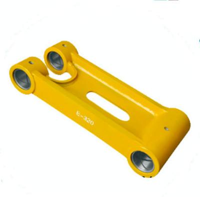 China Heavy Duty Excavator H Link Digger Bucket for Caterpillar 320 - Q235 Steel, 65kg Weight, 1000-Hour Warranty for sale