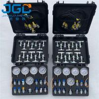 China JGC Excavator Hydraulic Pressure Gauge Set Diagnostic Tool with 1.6m Hose and 630bar Working Pressure for sale