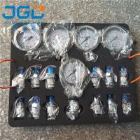 China JGC Excavator Hydraulic Pressure Gauge Set Diagnostic Tool with 1.6m Hose and 630bar Working Pressure for sale