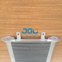 China Kubota KX185 Excavator Radiator Engine Hydraulic Oil Cooler 500x365mm Aluminum for sale