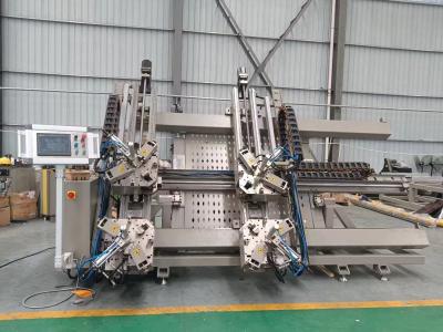 China Automatic Four Head CNC Corner Crimping Machine for Aluminum Windows Doors 380V 7.5kW for sale