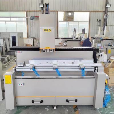 China 1500mm Double Head 4-Axis CNC Drilling & Milling Machine for Aluminum Profiles with 14.5KW Power for sale