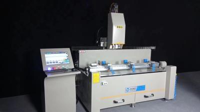 China Double Head CNC Drilling Machine for Aluminium Profile 1500mm Working Length 14.5KW for sale