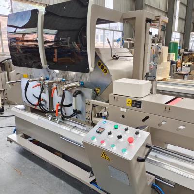China Digital Display Double Head Mitre Saw with 600mm Blade for Aluminum and PVC Cutting 45°-90° Angles for sale