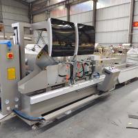 China Digital Display Double Head Aluminum Sawing Machine with 500mm Blade, 4.4kW Power, 4200mm Cutting Length for sale