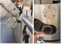 China 500mm CNC Double Head Aluminum Profile Cutting Saw with 2800 RPM Motor and 290-6000mm Cutting Range for sale