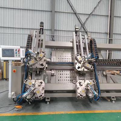 China Four Head Aluminum Window Door Machine CNC Corner Crimping Machine for sale