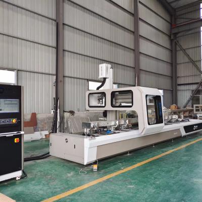 China 4 Axis CNC Aluminum Machining Centre 6500mm for Window Door Curtain Wall Milling Drilling for sale