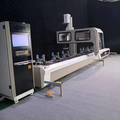 China 4 Axis CNC Aluminum Cutting Machine 6500mm Processing Length for Window Door Curtain Wall Making for sale