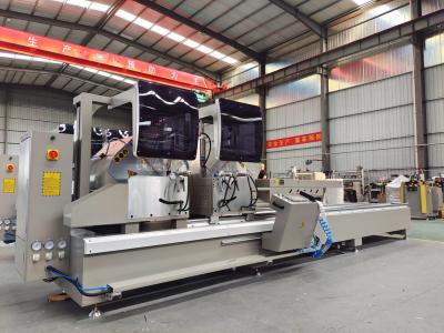 China 600mm Saw Blade CNC Double Head Mitre Cutting Off Machine for Aluminium PVC Window Door 380V 50Hz for sale