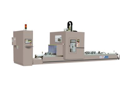 China Aluminum 5 Axis CNC Machining Center 7000mm for Curtain Wall Profile Cutting Drilling Milling for sale