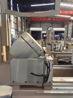China Semi Automatic 500mm 600mm Aluminum Profile Double Head Cutting Saw with Digital Display 4.4kw for sale