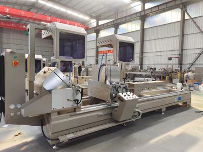 China Semi Automatic 500mm 600mm Aluminum Profile Double Head Cutting Saw with Digital Display 4.4kw for sale