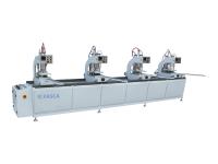 China 4-Head PVC Welding Machine for Windows & Doors | 380V 3.55kW | 580-3700mm Cutting Length for sale