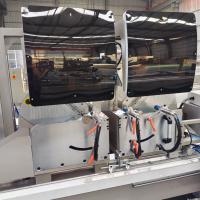China 500mm Double Mitre Cutting Saw with Digital Display for Aluminum UPVC Window Door Curtain Wall 4200mm for sale