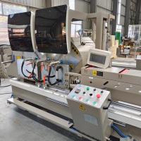 China 4200mm Aluminium Window Door Curtain Wall Cutting Machine Double Mitre Cutting Saw 500mm Blade for sale