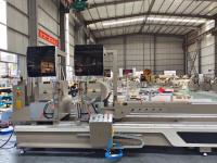 China Digital Display Double Mitre Cutting Saw 500mm Front Blade for Aluminum UPVC for sale