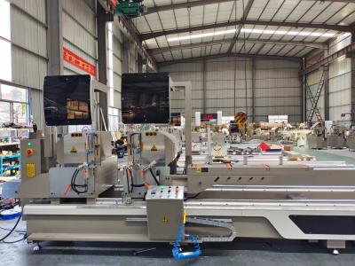 China Digital Display Double Mitre Cutting Saw 500mm Front Blade for Aluminum UPVC for sale